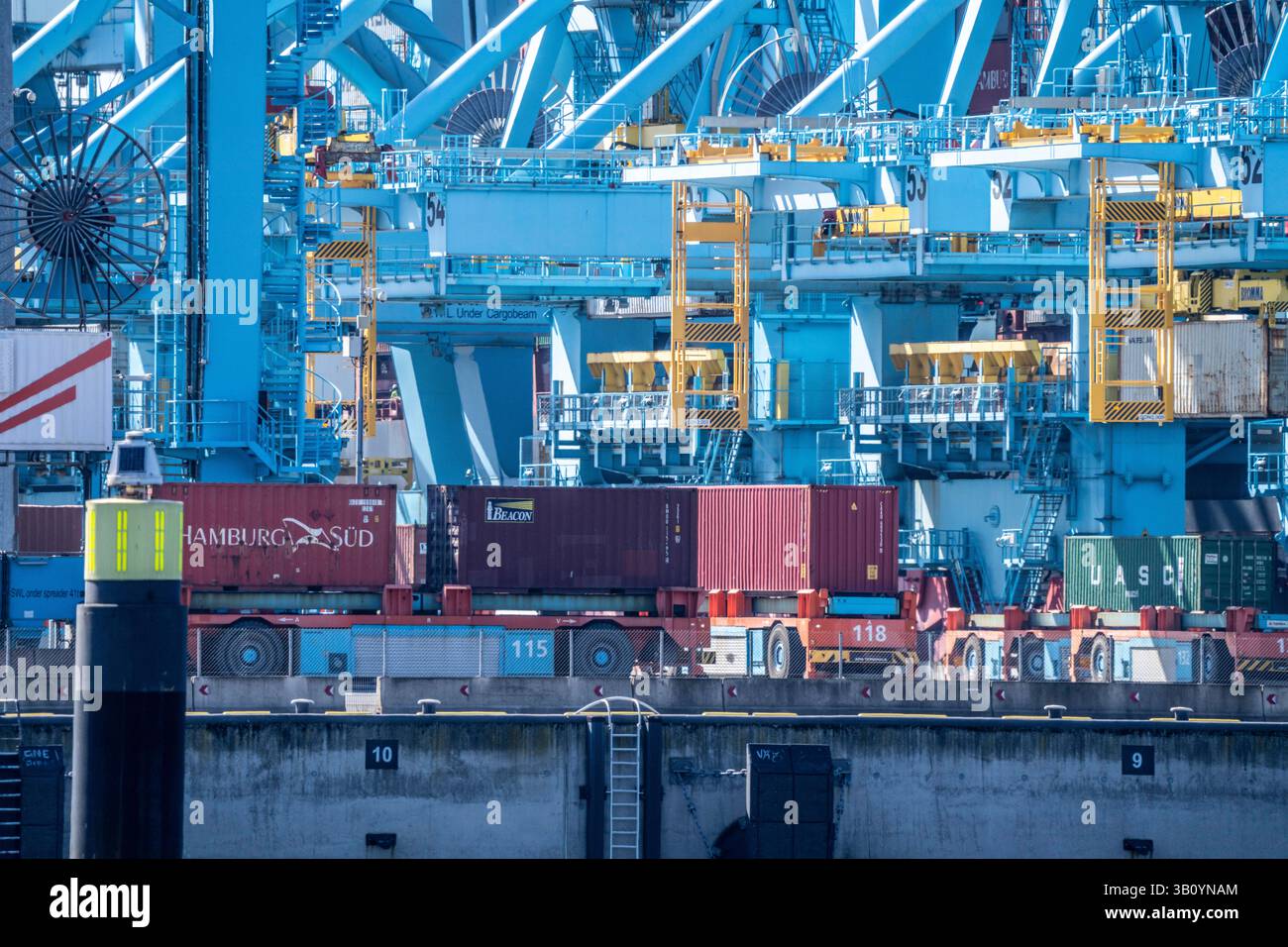 RWG Container Terminal, autonomous container transport on the quay ...