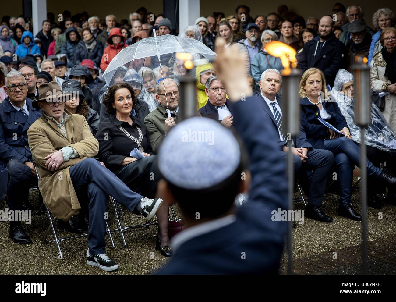AMSTERDAM - Mayor Femke Halsema during the Yom Hashjoa commemoration at ...