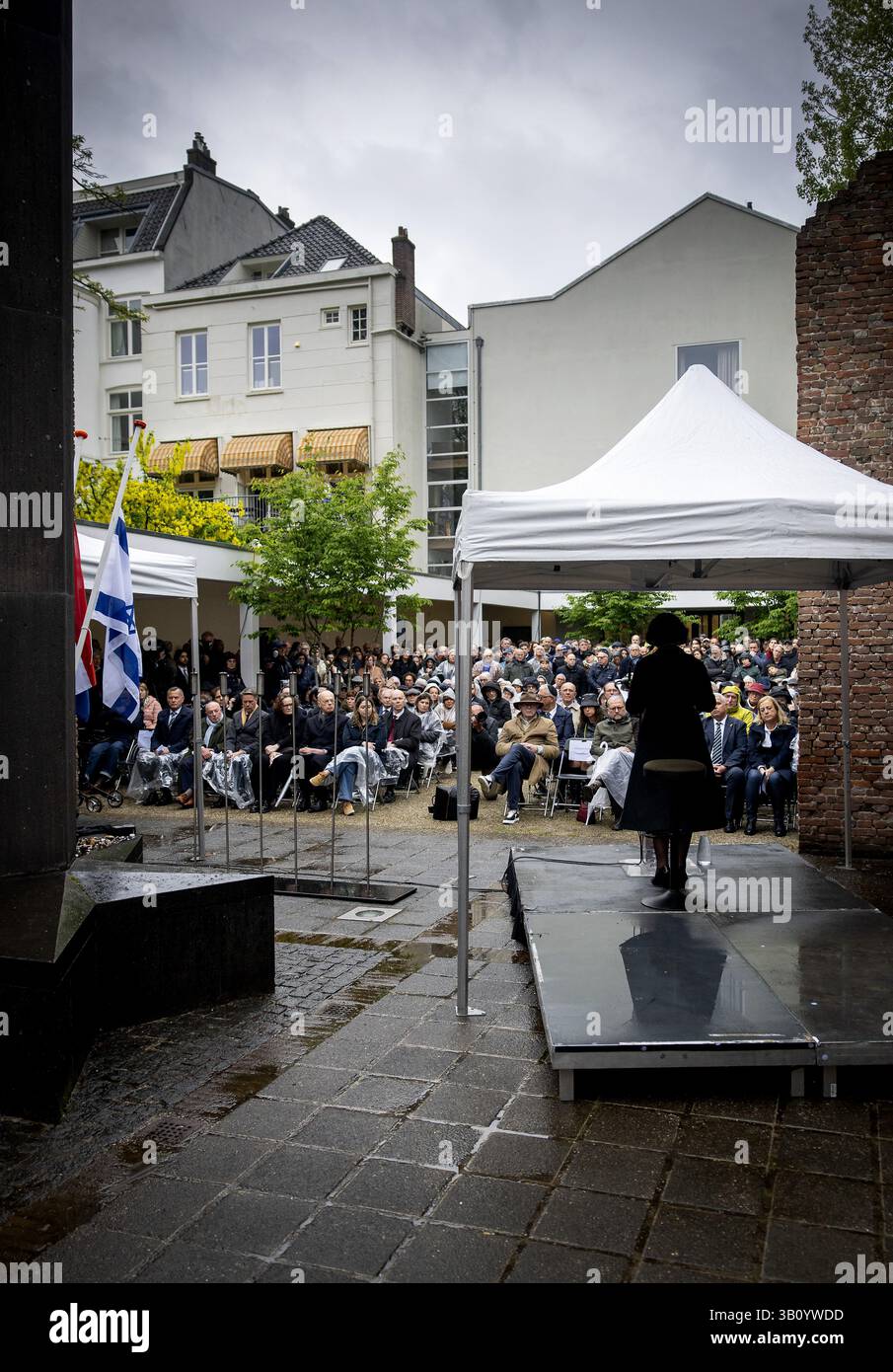 AMSTERDAM - Mayor Femke Halsema during the Yom Hashjoa commemoration at ...