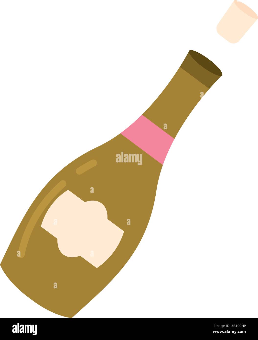 Champagne popping open. Vector illustration Stock Vector Image & Art ...