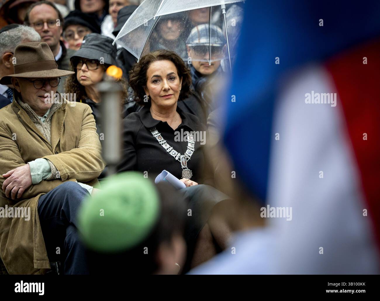 AMSTERDAM - Mayor Femke Halsema during the Yom Hashjoa commemoration at ...