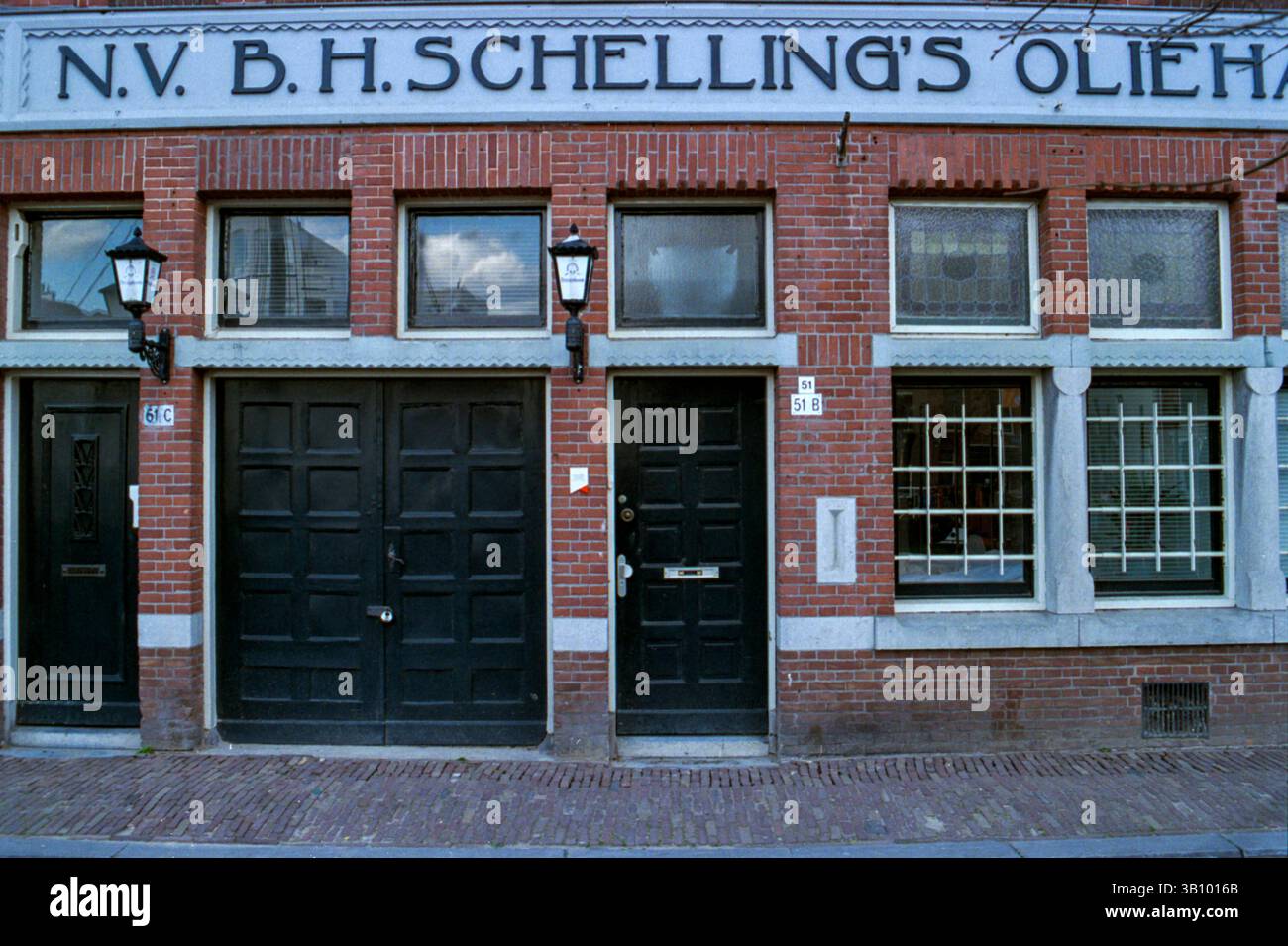Historical Facade Delfshaven. Harbour & Marina of Delfshaven, Rotterdam ...
