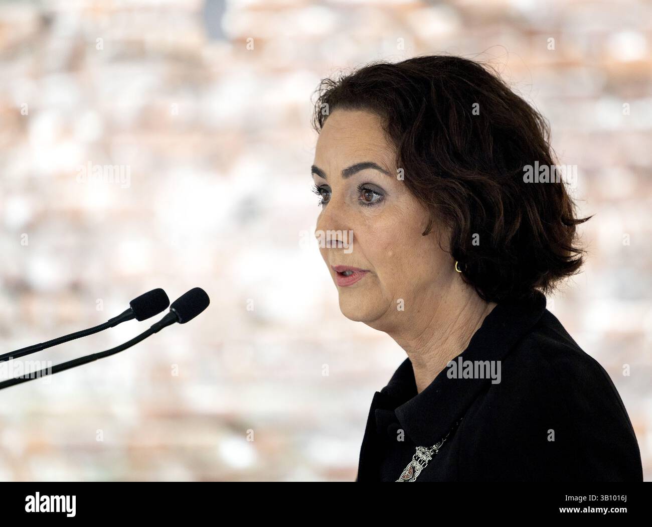 AMSTERDAM - Mayor Femke Halsema during the Yom Hashjoa commemoration at ...