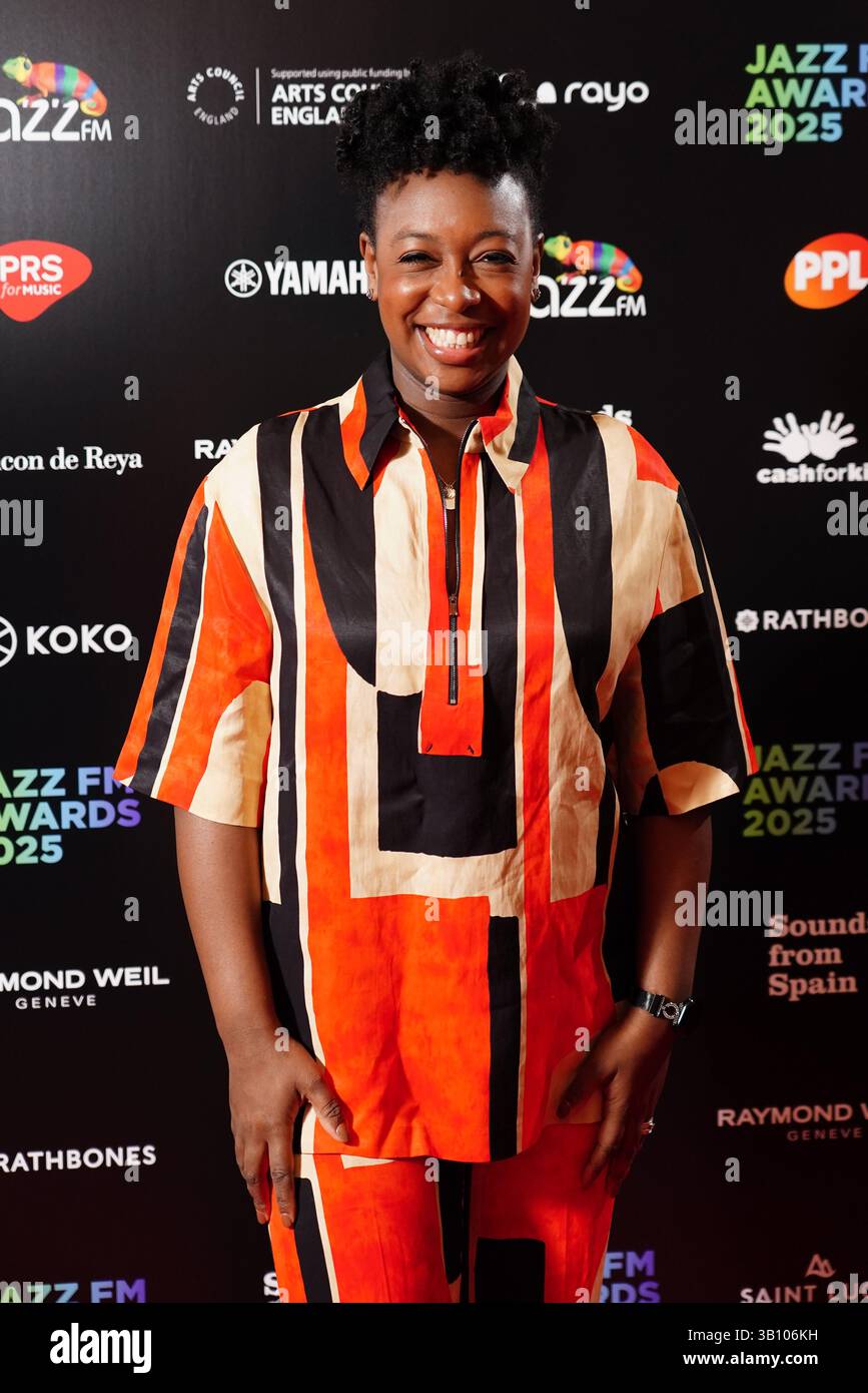 YolanDa Brown attends the Jazz FM Awards at KOKO, in Camden, north London. Picture date ...