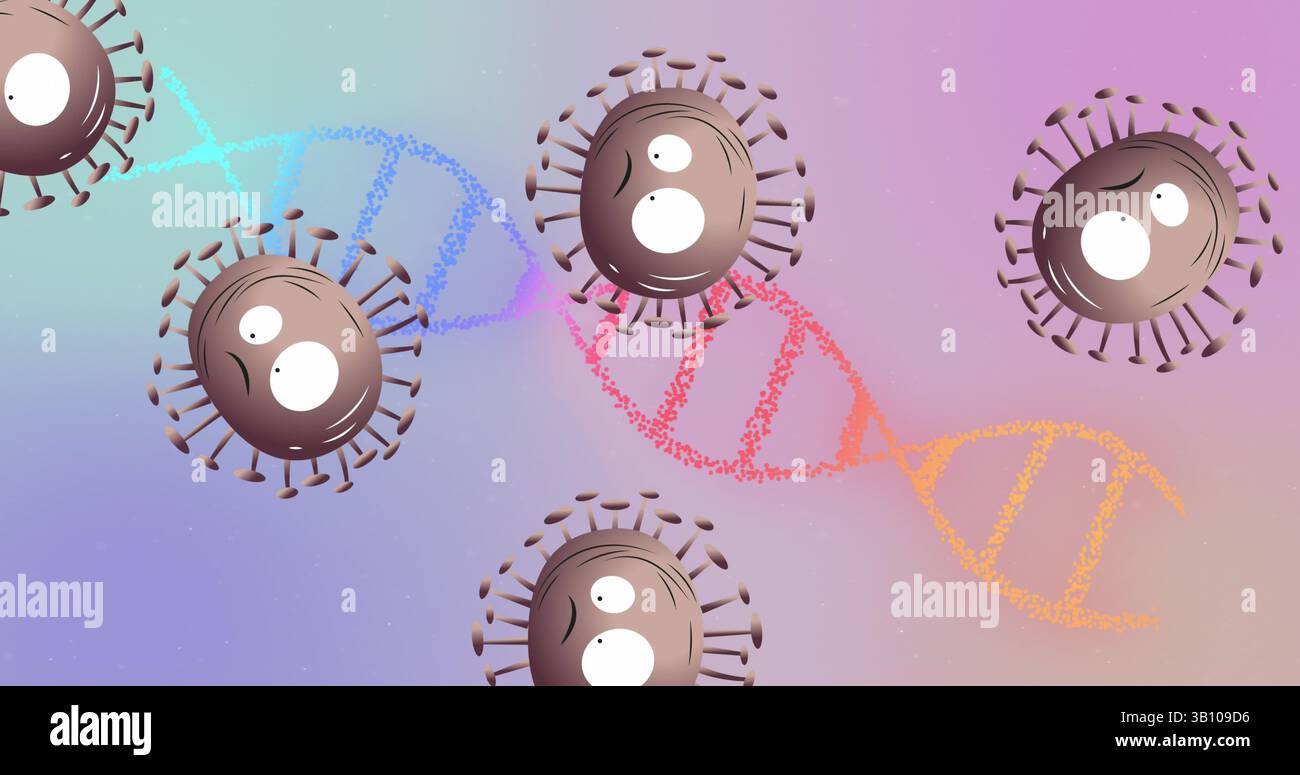 Digital animation dna double helix hi-res stock photography and images ...