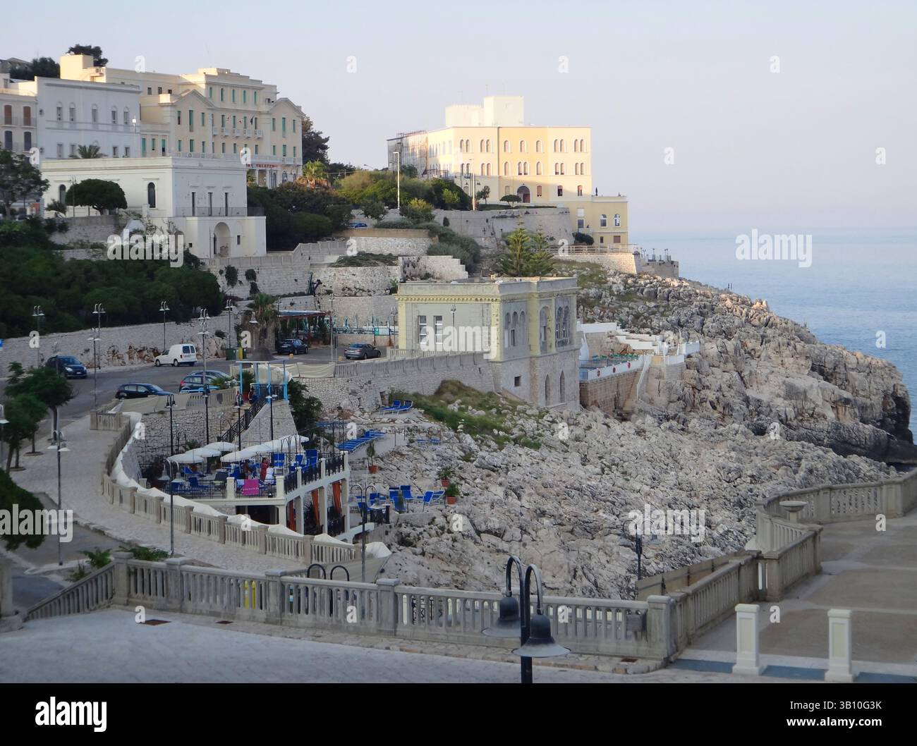 Charming architecture of small Italian towns with colorful buildings ...