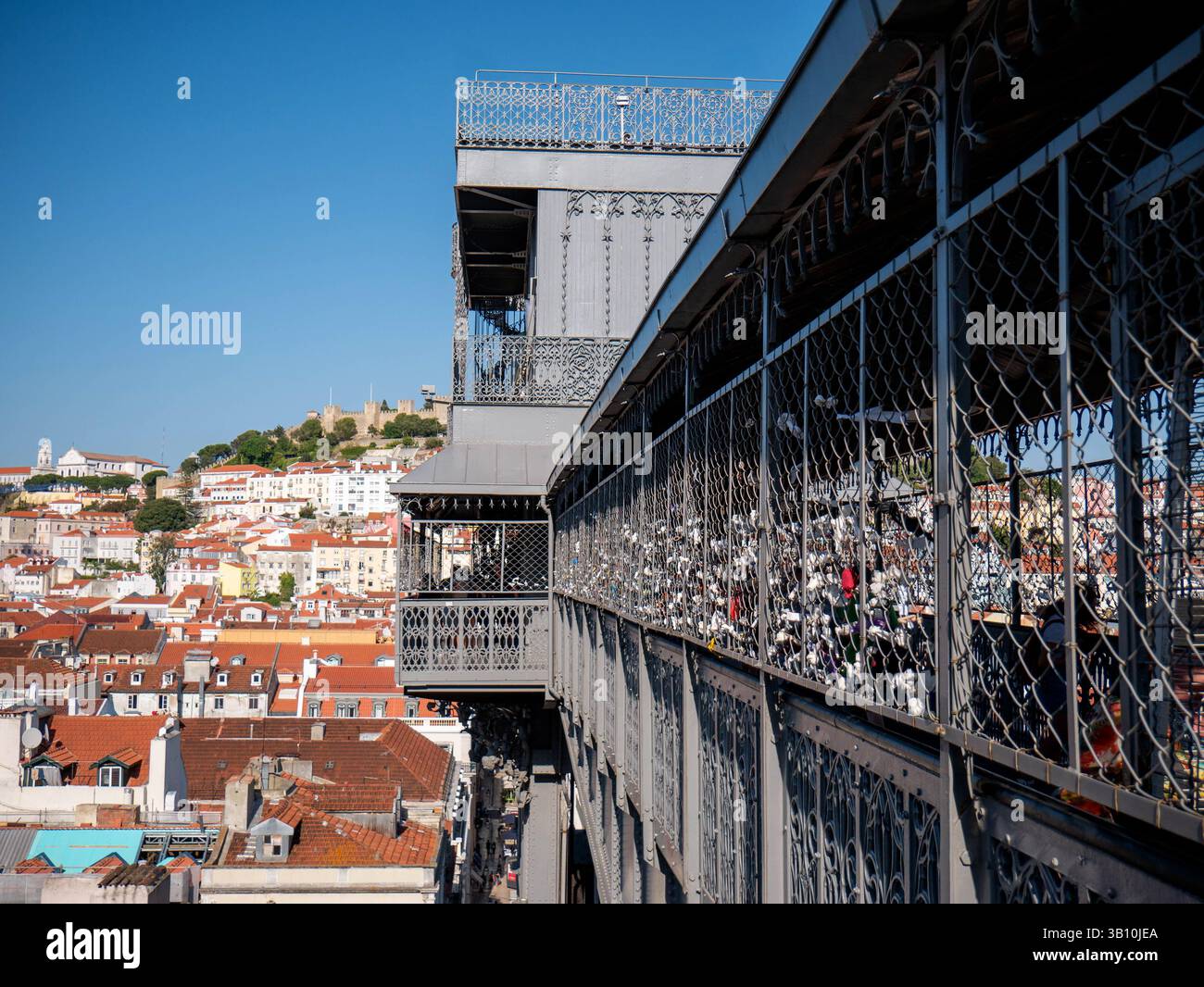 Elegant metal elevator structure hi-res stock photography and images ...