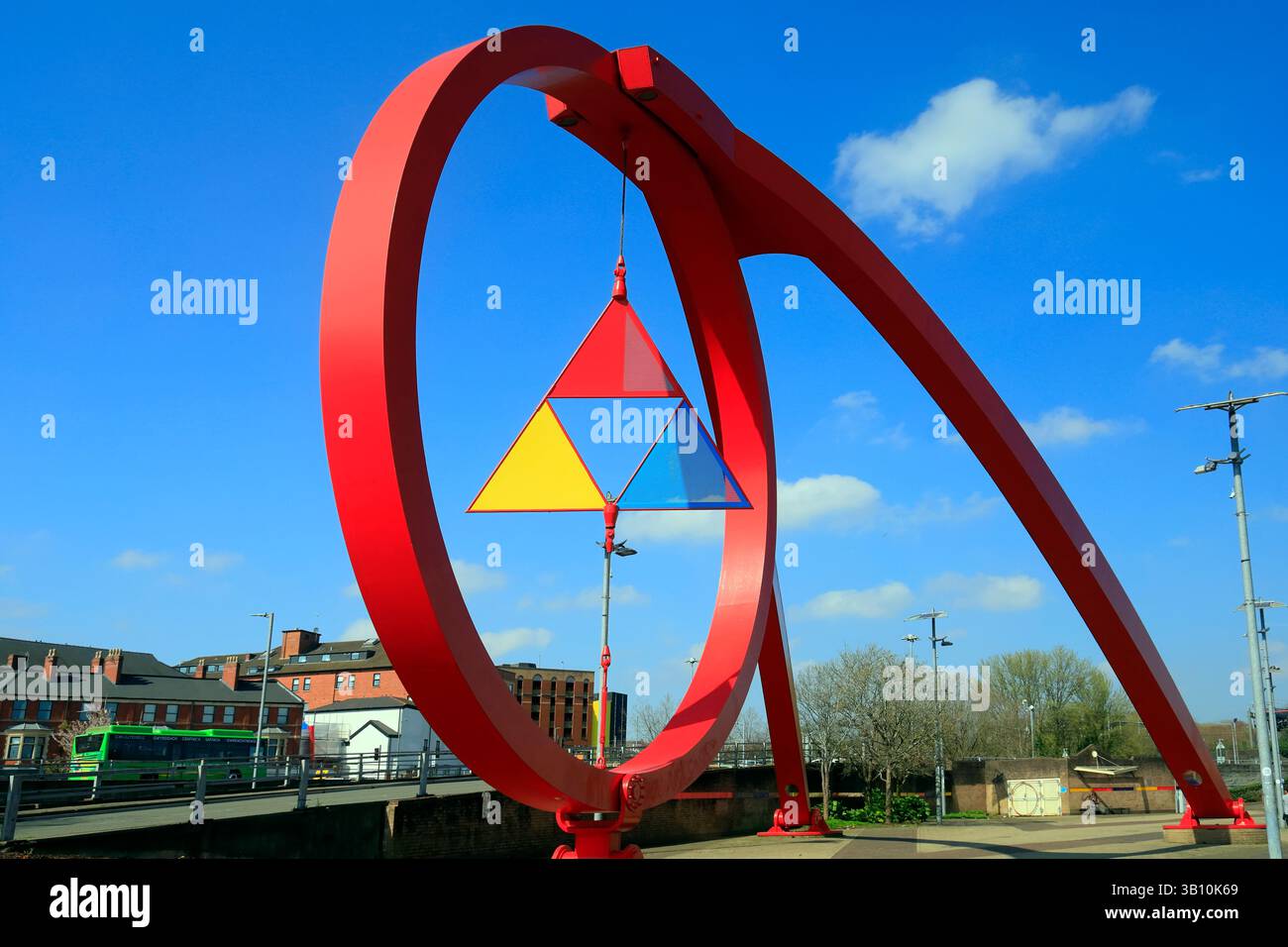 The Steel Wave sculpture by Peter Fink, Town Reach, Newport, South ...