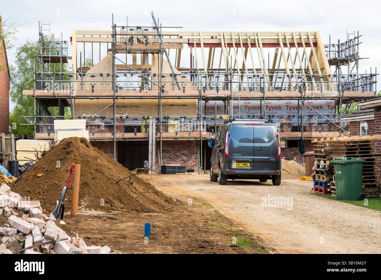 New housing being built on the edge of the Norfolk village of ...