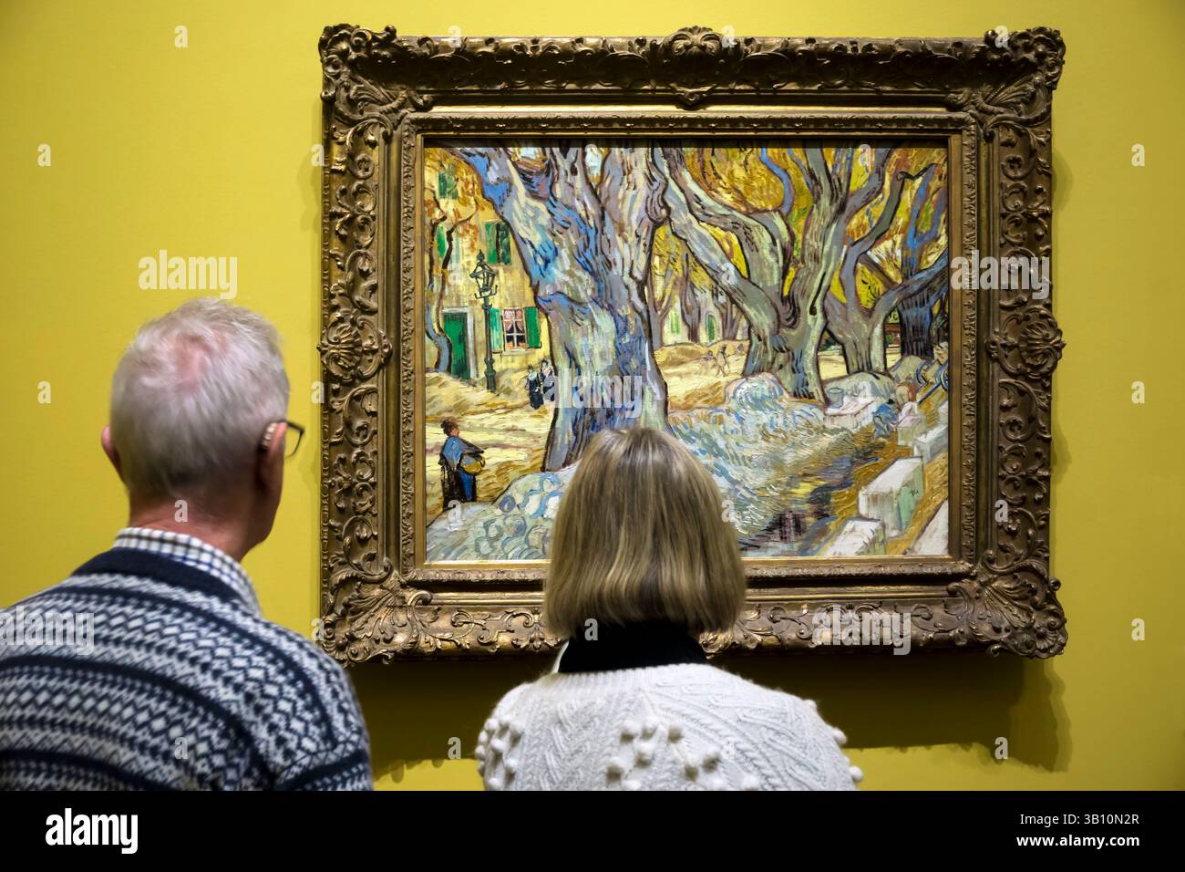 Van gogh exhibition national gallery poets hi-res stock photography and ...