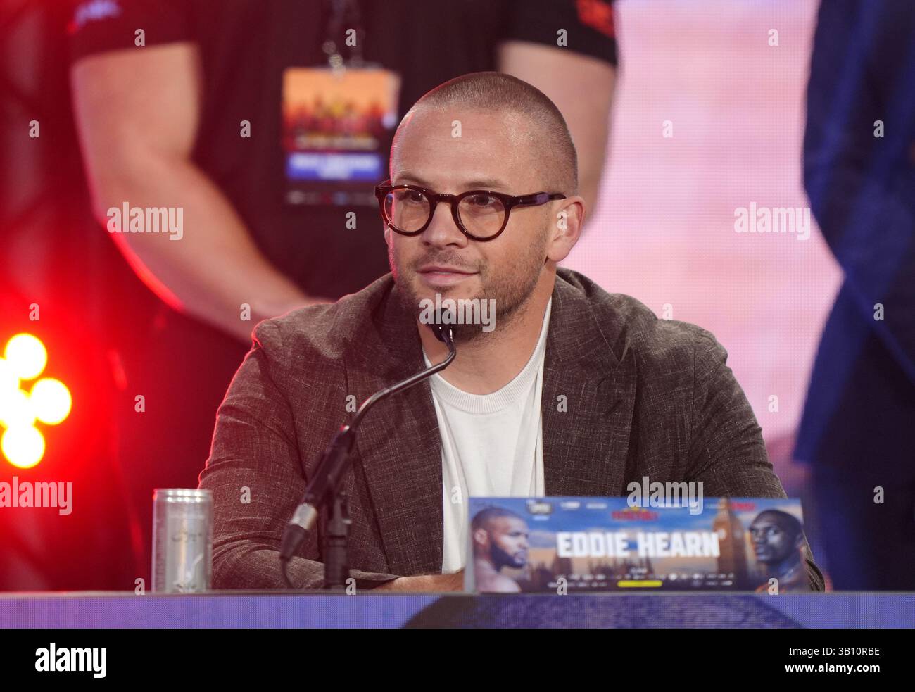 Matchroom Boxing CEO Frank Smith during a press conference at The ...