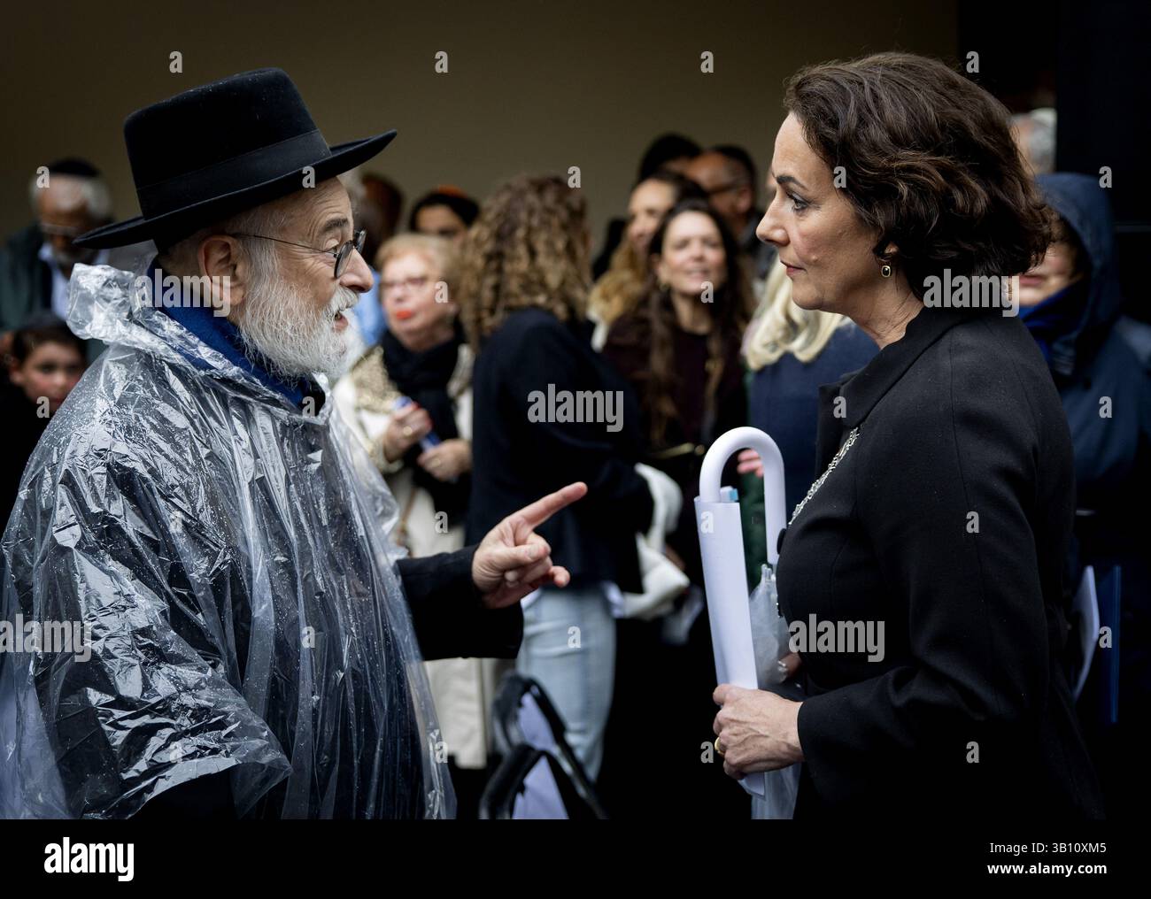 AMSTERDAM - Mayor Femke Halsema during the Yom Hashjoa commemoration at ...