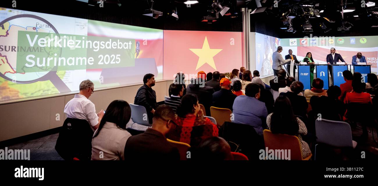THE HAGUE - Cedric van Samson ( VHP), Roseline Daan (NPS) , Pertjajah ...