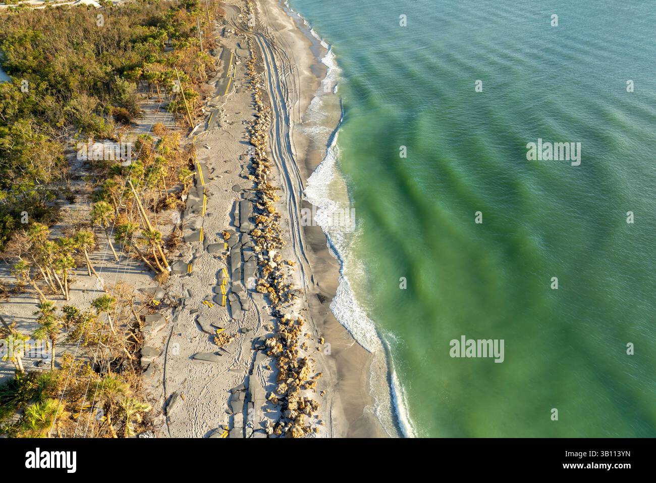 Oceanfront road erosion after hurricane hi-res stock photography and ...