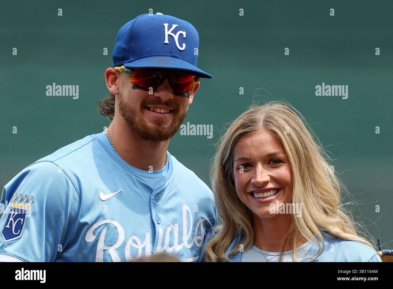April 24, 2025: Kansas City Royals shortstop Bobby Witt Jr. (7) and his ...