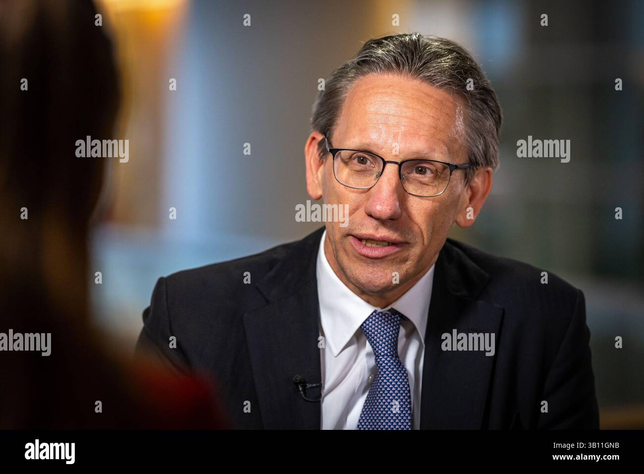 Washington, Vereinigte Staaten. 24th Apr, 2025. Joerg Kukies, Federal ...