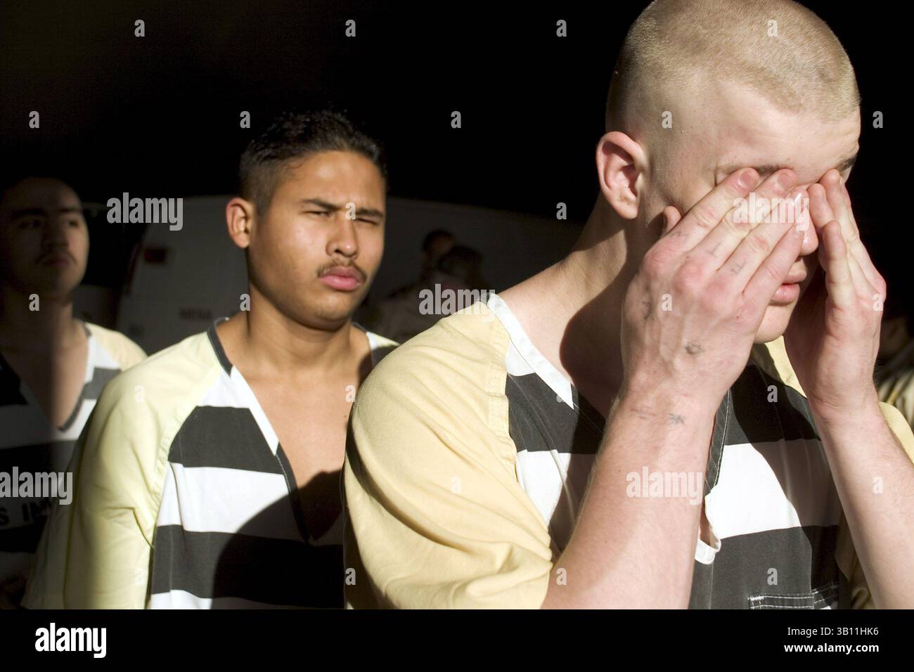 Mar 24, 2004; Phoenix, AZ, USA; Members of the Maricopa County juvenile ...