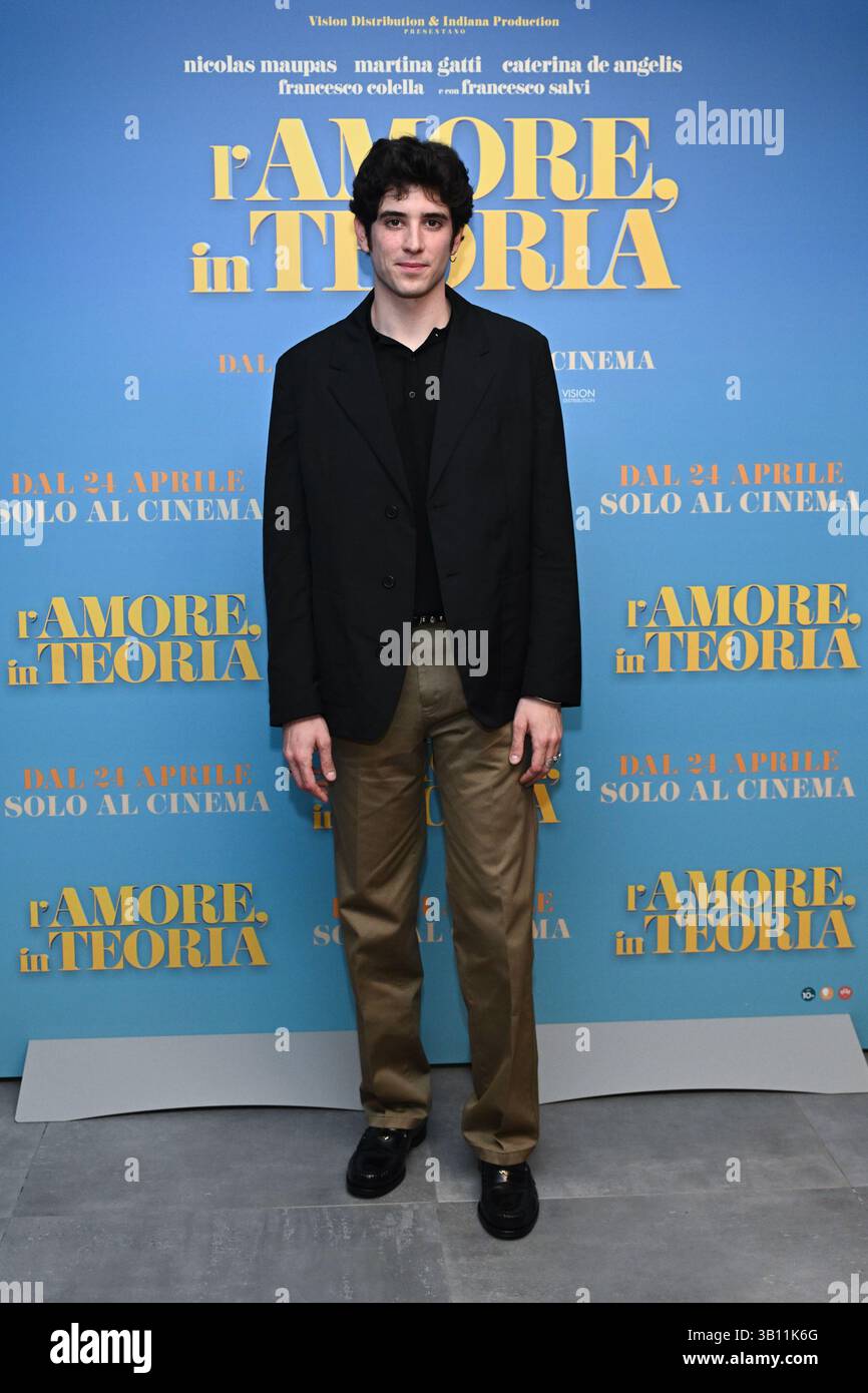 Milan, Italy. 24th Apr, 2025. Milan, Preview of the Film “Love in ...