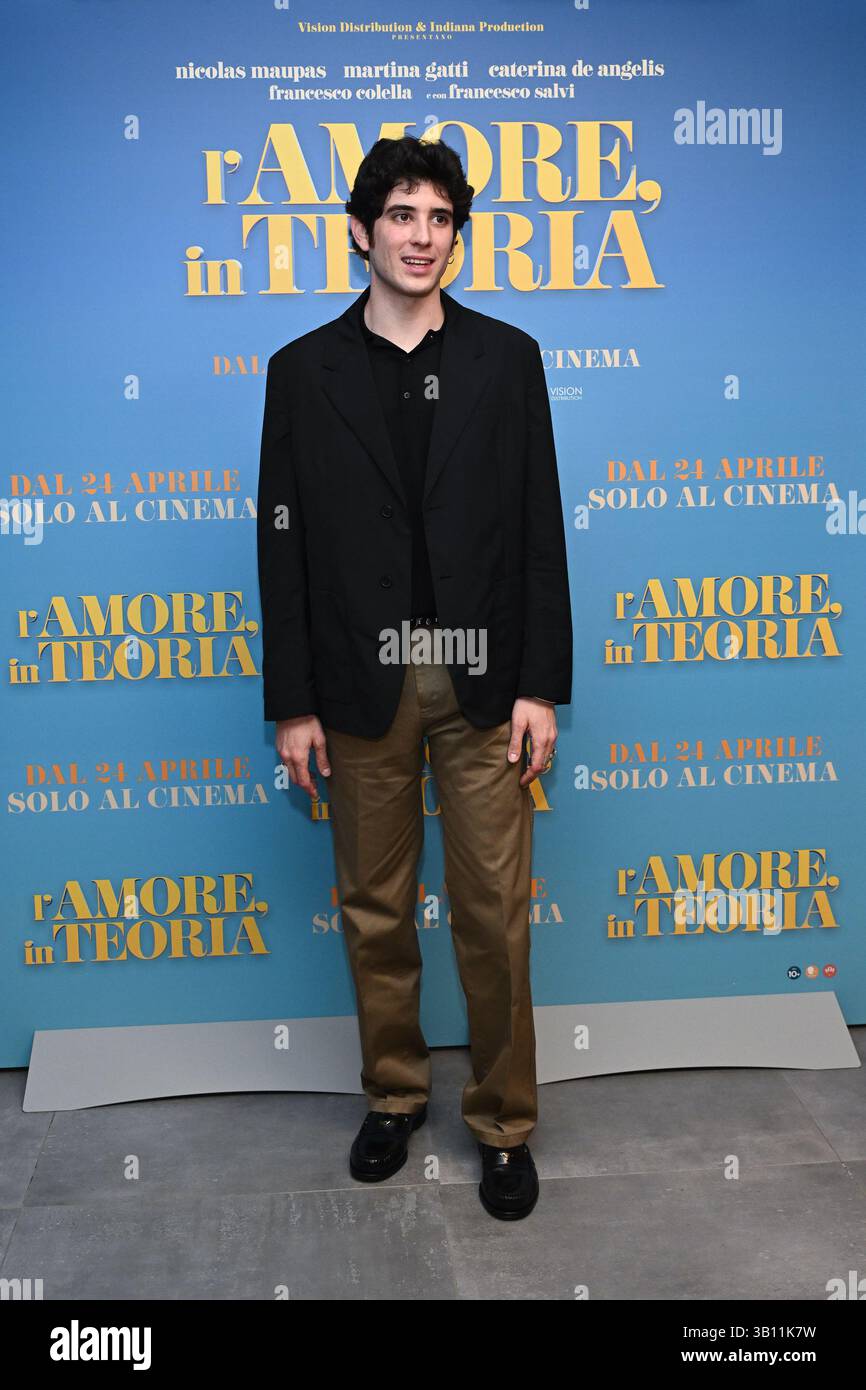 Milan, Italy. 24th Apr, 2025. Milan, Preview of the Film “Love in ...