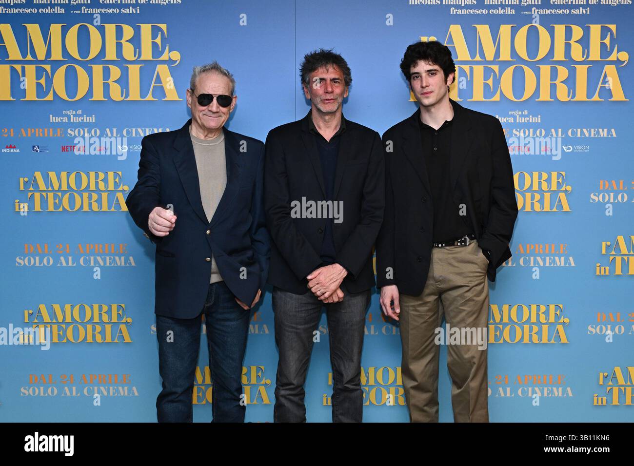 Milan, Italy. 24th Apr, 2025. Milan, Preview of the Film “Love in ...