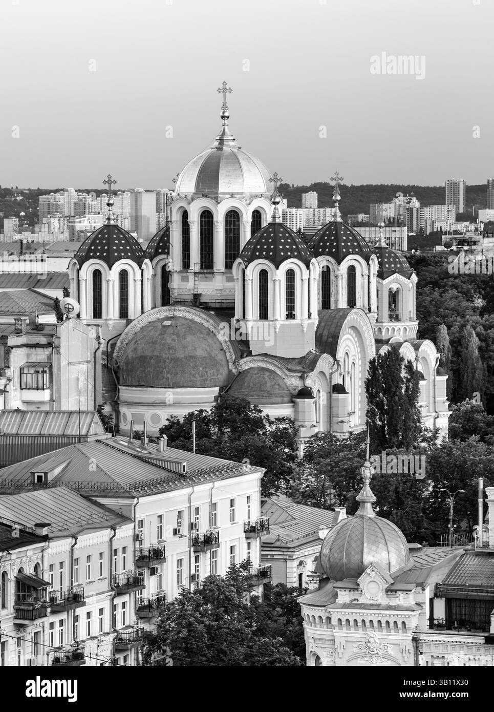 Kyiv postcard Black and White Stock Photos & Images - Alamy