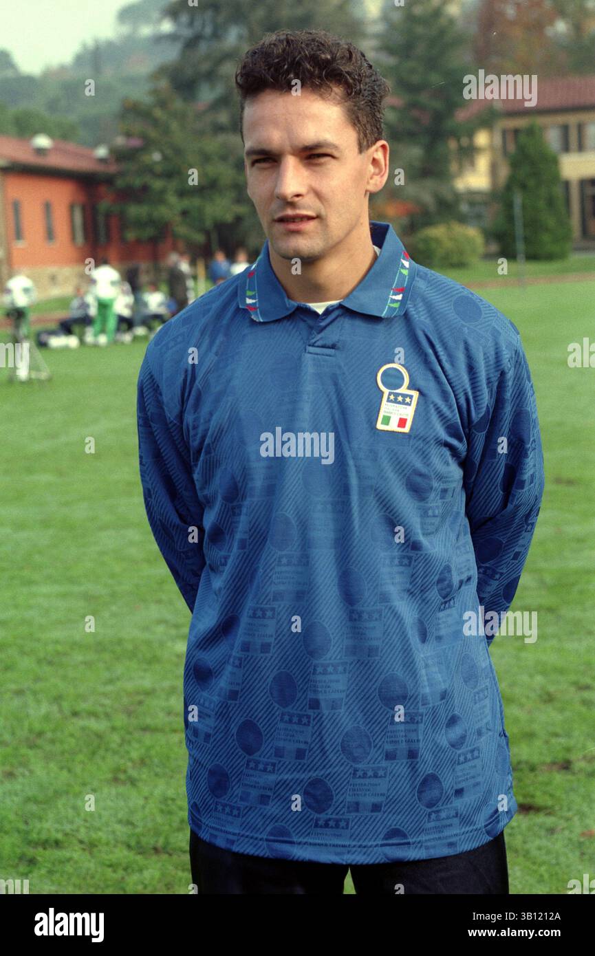 Coverciano Firenze Italy , 06 June 1994 : Roberto Baggio, player of the ...