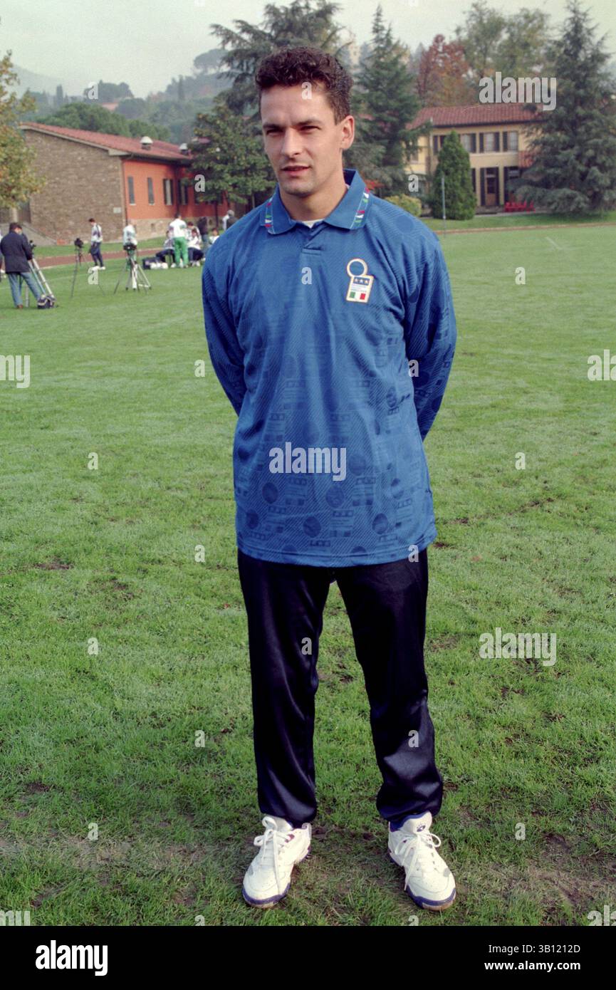 Coverciano Firenze Italy , 06 June 1994 : Roberto Baggio, player of the ...