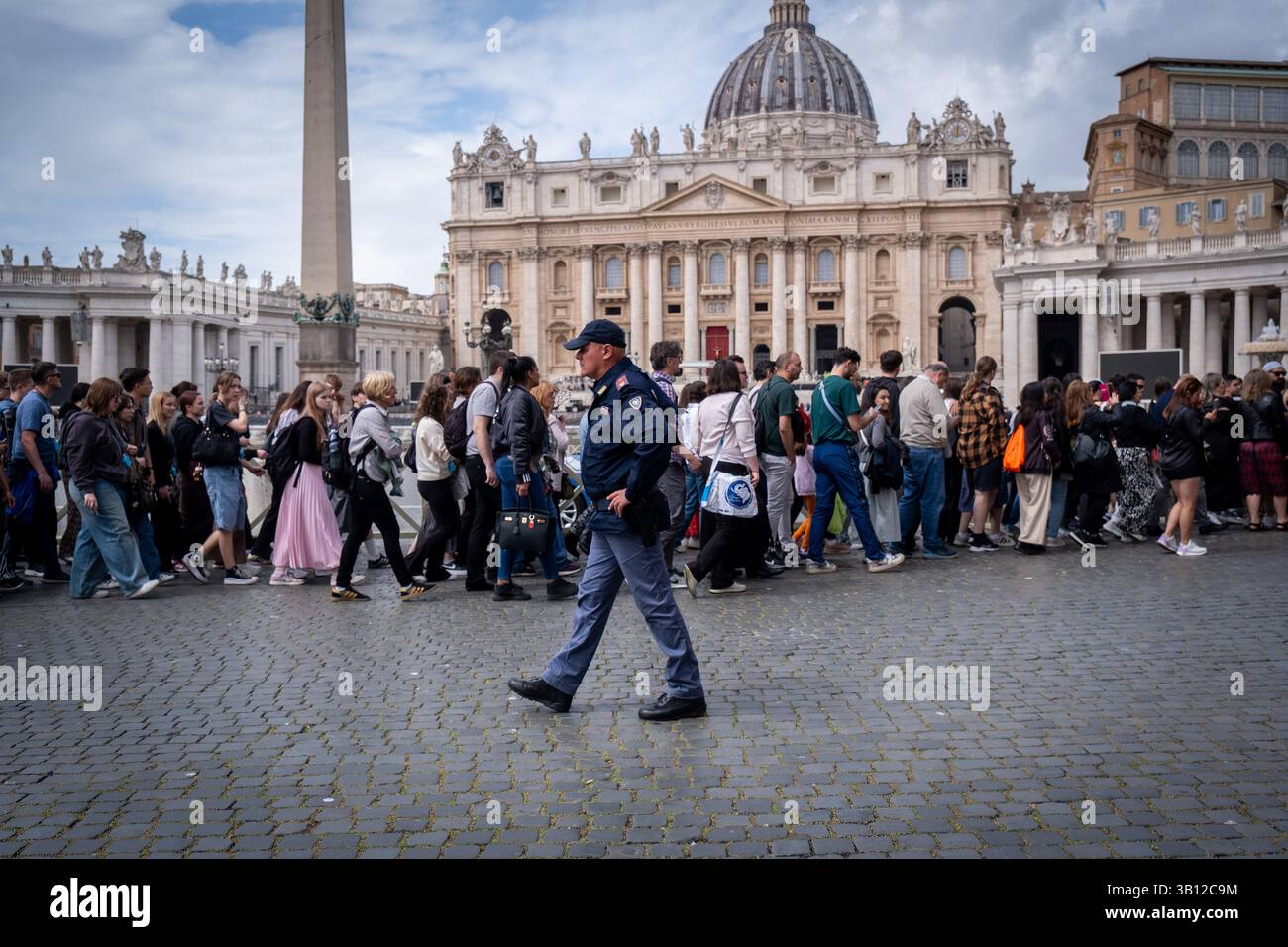 Rome, Rm, Italy. 24th Apr, 2025. From 11AM yesterday, April 23rd, until ...