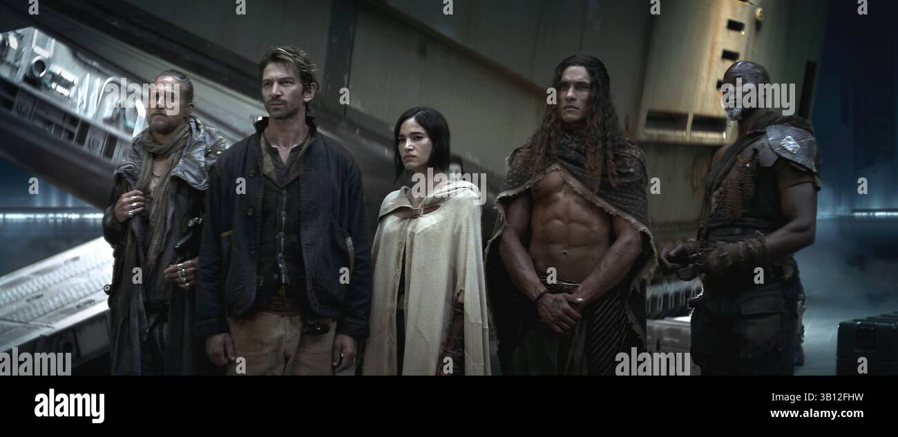 Charlie Hunnam as Kai, Michiel Huisman as Gunnar, Sofia Boutella as ...
