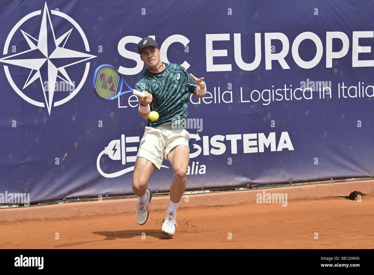 Rome, Italy. 24th Apr, 2025. Vilius Gaubas (LTU) in action during the ...