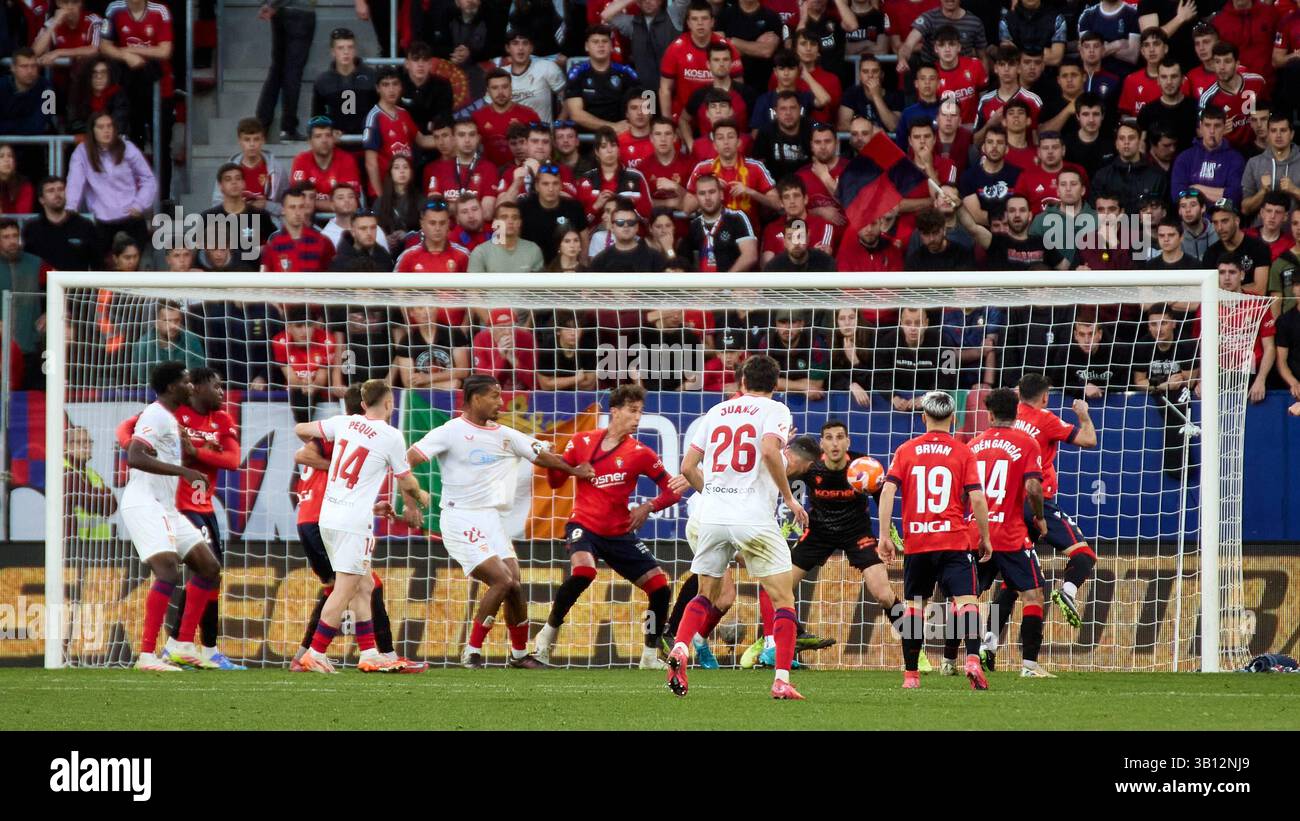Pamplona, Spain. 24th Apr, 2025. Sports. Football/Soccer.Football match ...