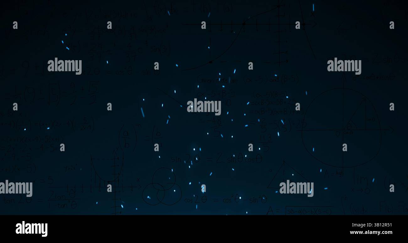 Blue circular dots hi-res stock photography and images - Alamy