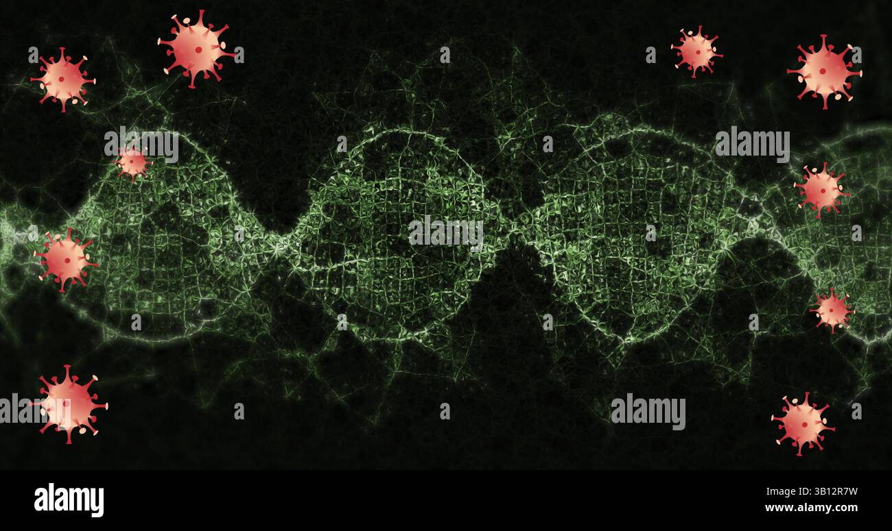 Displaying glowing dna double hi-res stock photography and images - Alamy