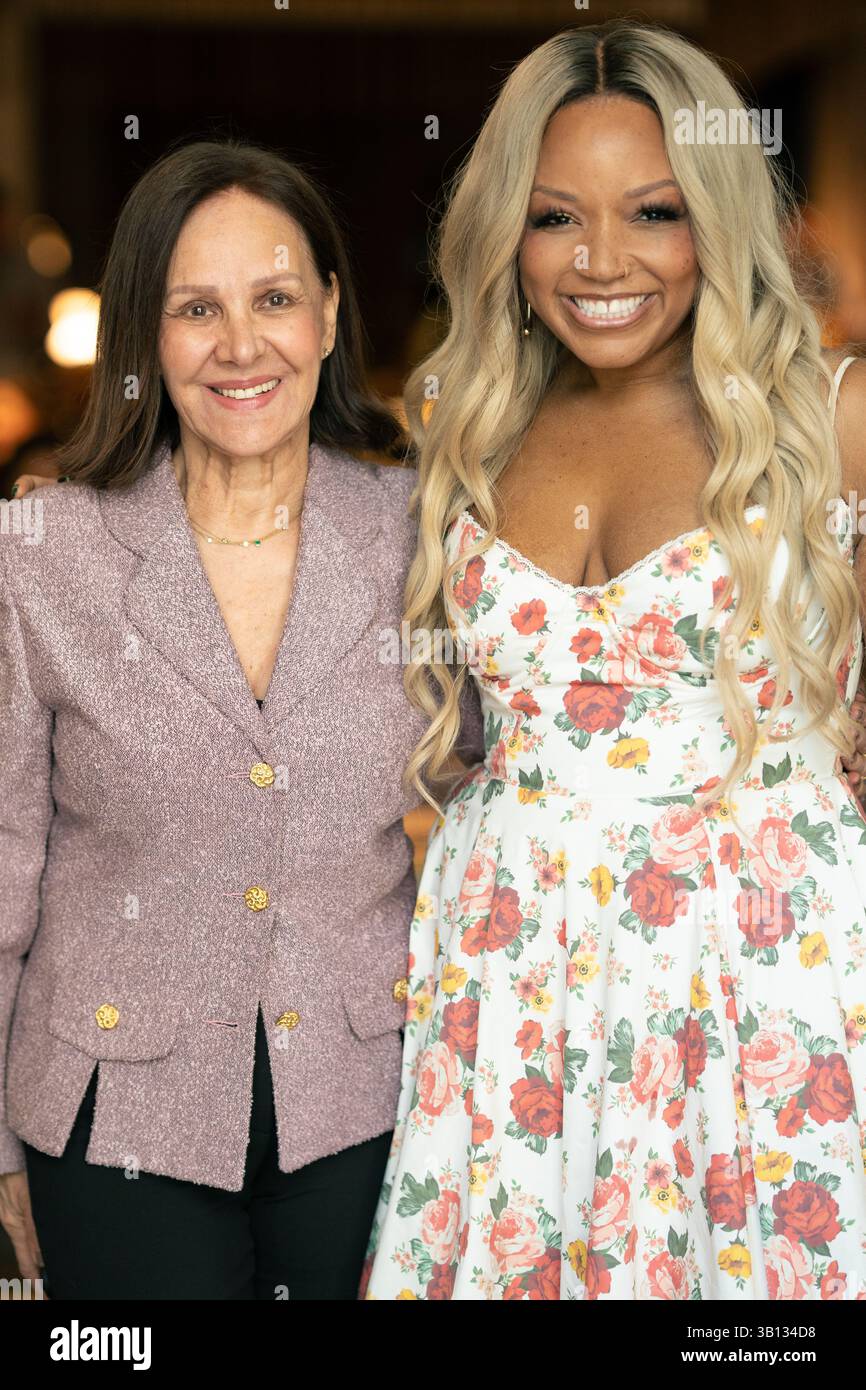London, UK, 24th Apr, 2025. Arlene Phillips and Marisha Wallace ...