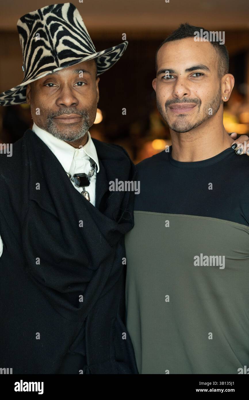 London, UK, 24th Apr, 2025. Billy Porter and his partner celebrating ...