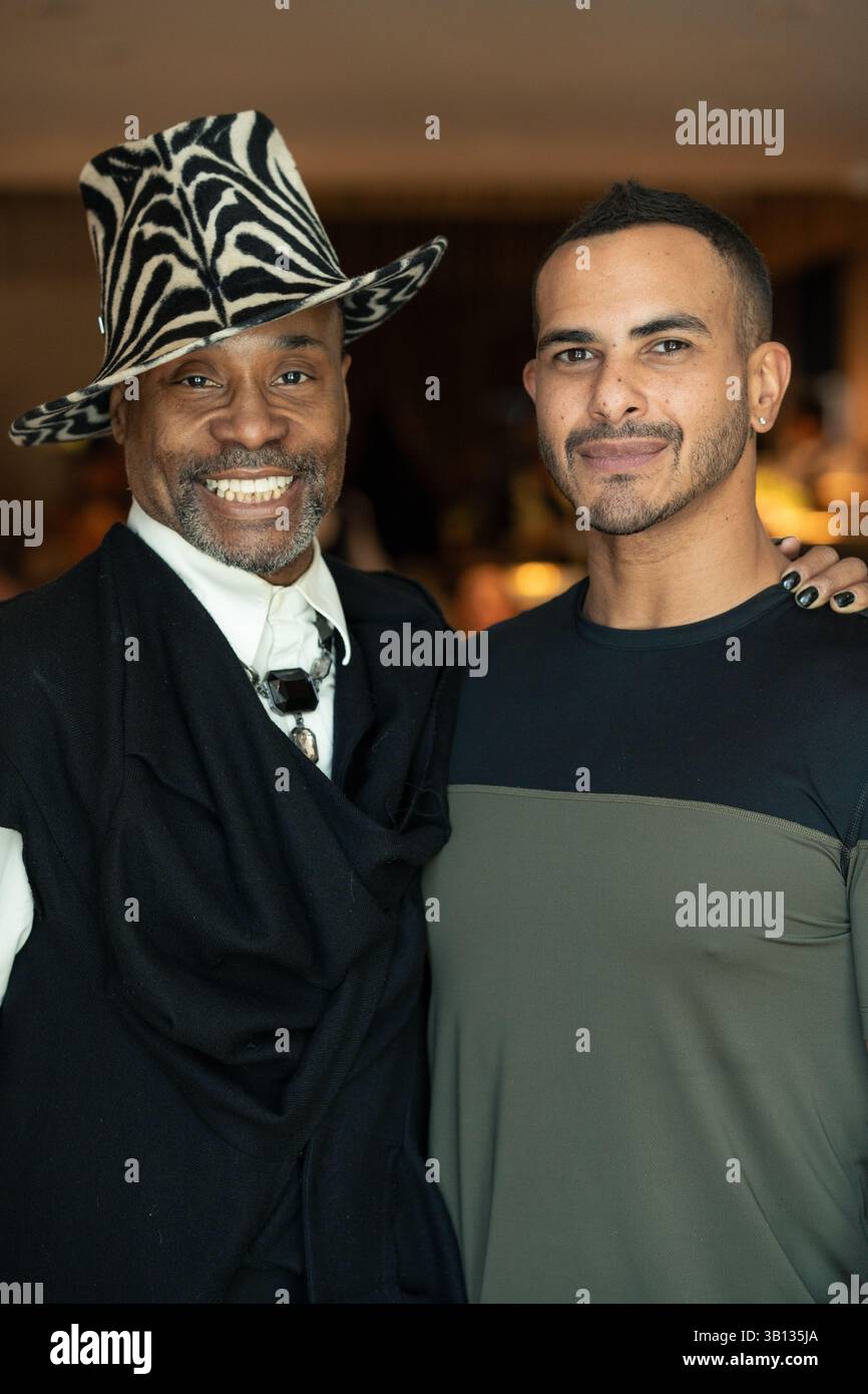 London, UK, 24th Apr, 2025. Billy Porter and his partner celebrating ...