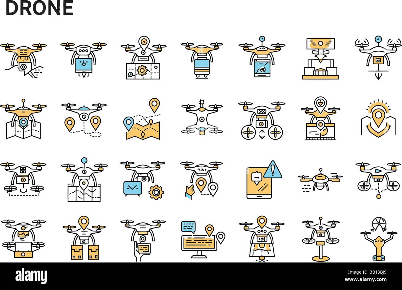 Advanced autonomous features Stock Vector Images - Alamy