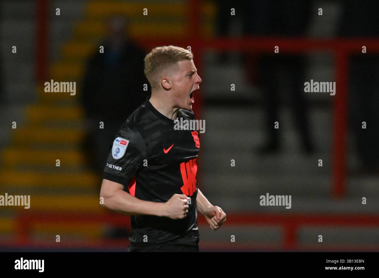 Alex Cochrane (20 Birmingham City) celebrates after scoring teams first ...