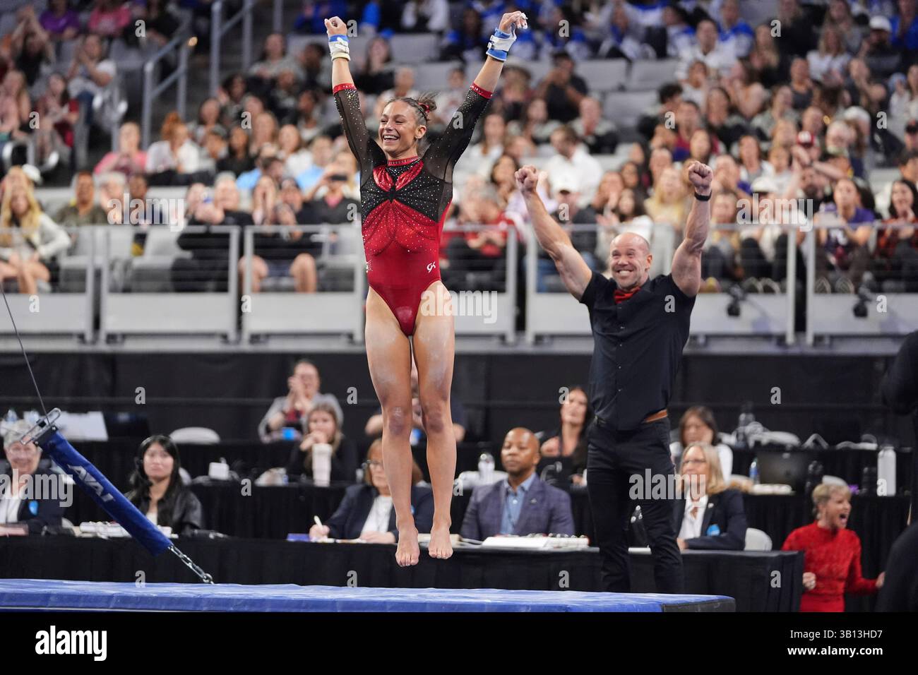 Utah's Grace McCallum competes on the uneven bars during the NCAA women ...
