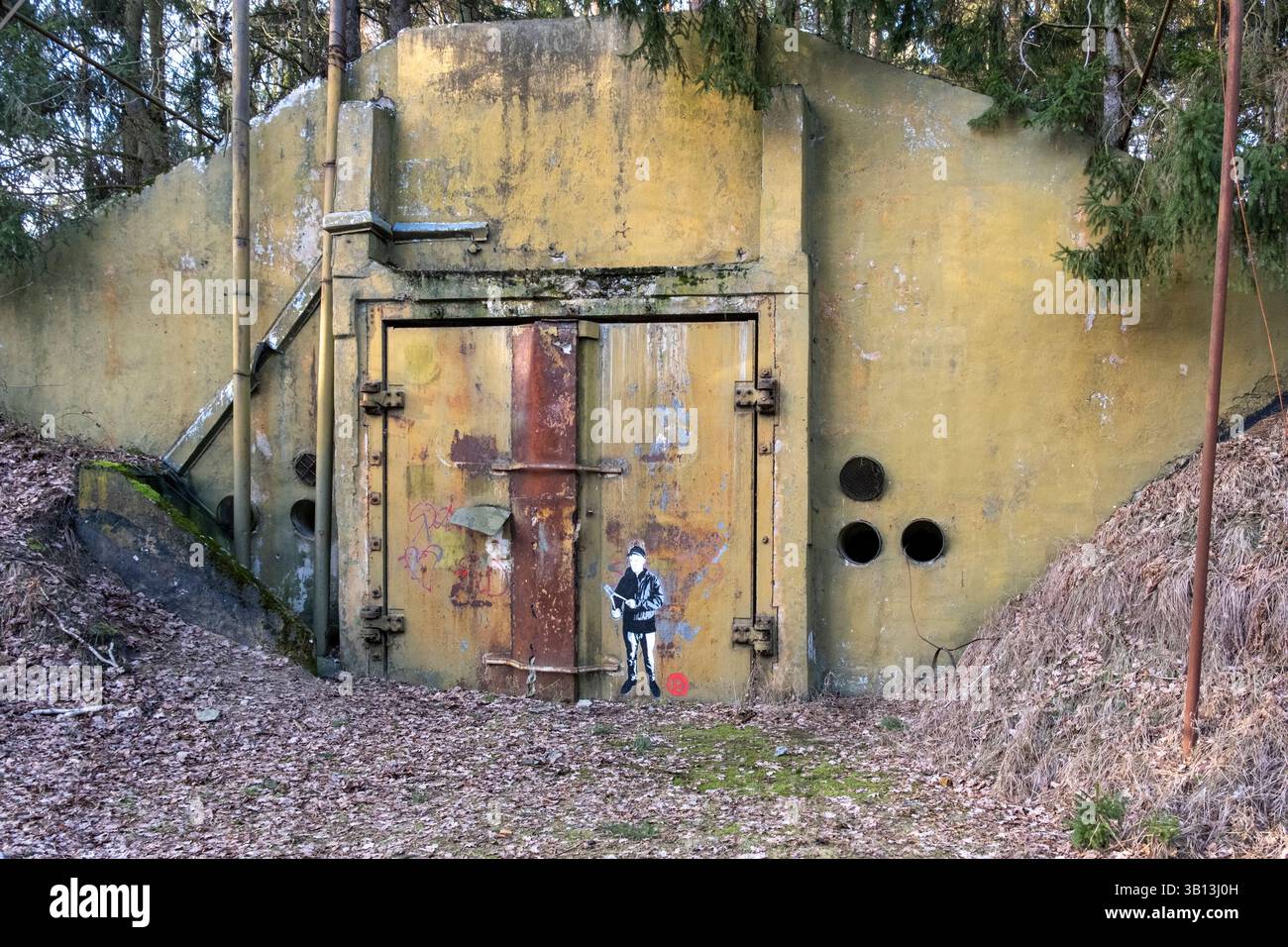 Nuclear weapons bunker, Vogelsang, Brandenburg, Germany Stock Photo - Alamy