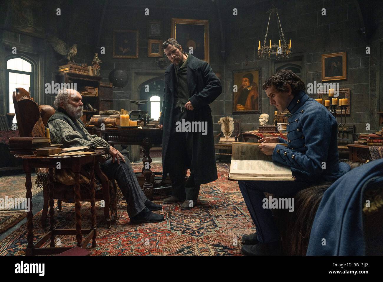 (L to R) Robert Duvall as Jean Pepe, Christian Bale as Augustus Landor ...