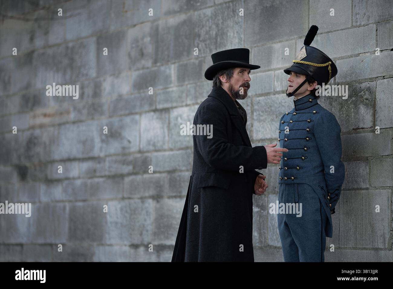 (L to R) Christian Bale as Augustus Landor and Harry Melling as Edgar ...
