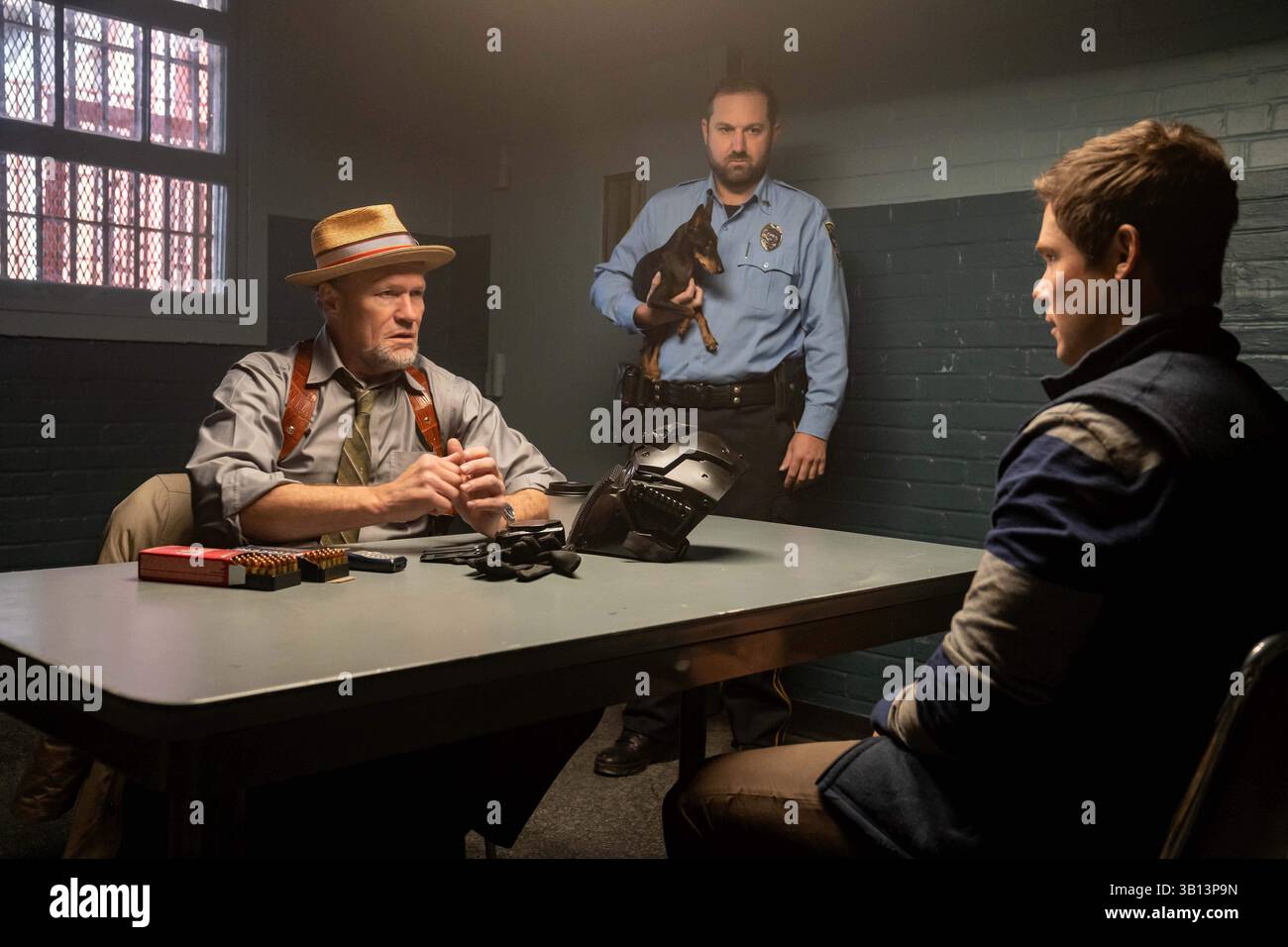 Michael Rooker, Adam DeVine, "The Out-Laws" (2023). Photo credit: Scott ...