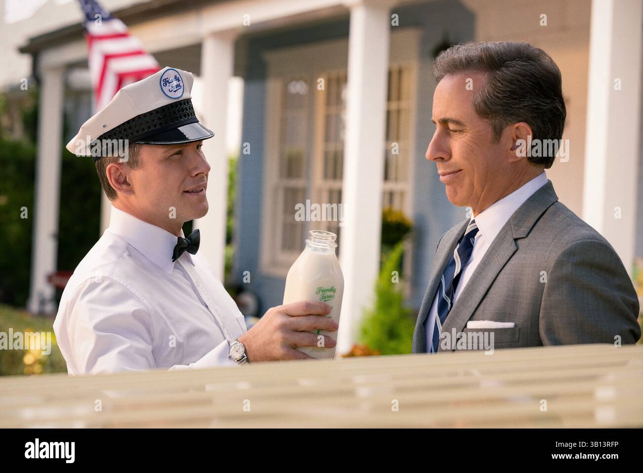 "Unfrosted" (2024) - (L to R) Christian Slater as Mike Diamond and Jerry Seinfeld (Director) as ...