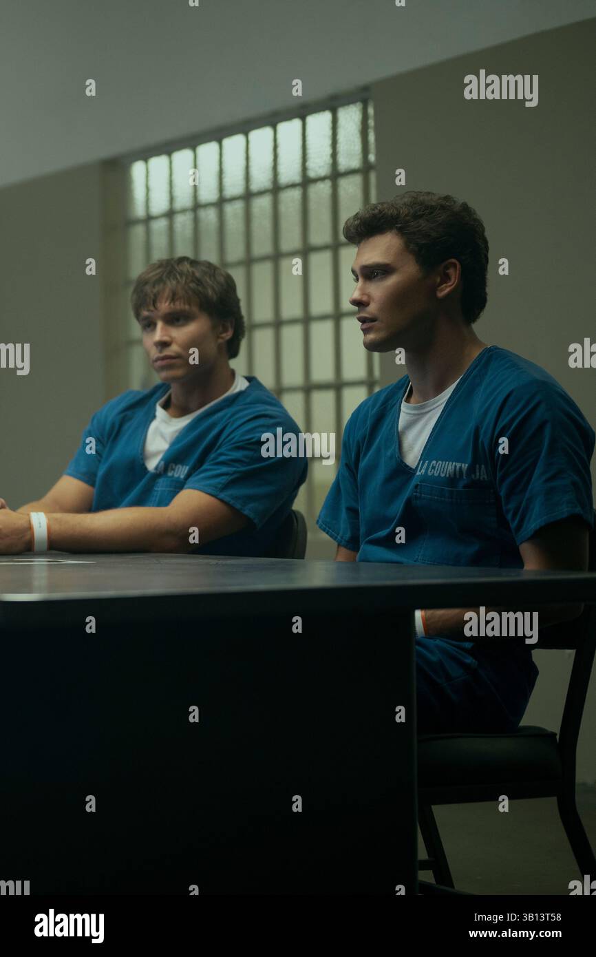 "Monsters: The Lyle And Erik Menendez Story" (2024). (L to R) Nicholas ...