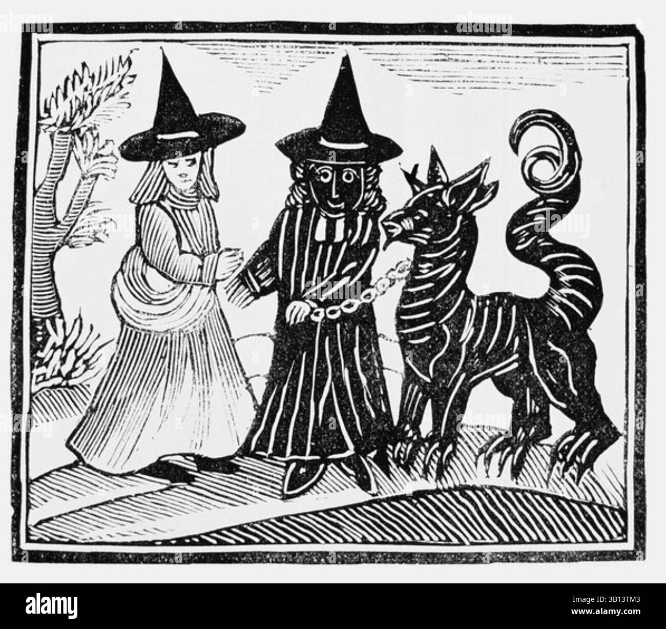 Witchcraft 17th century Black and White Stock Photos & Images - Alamy
