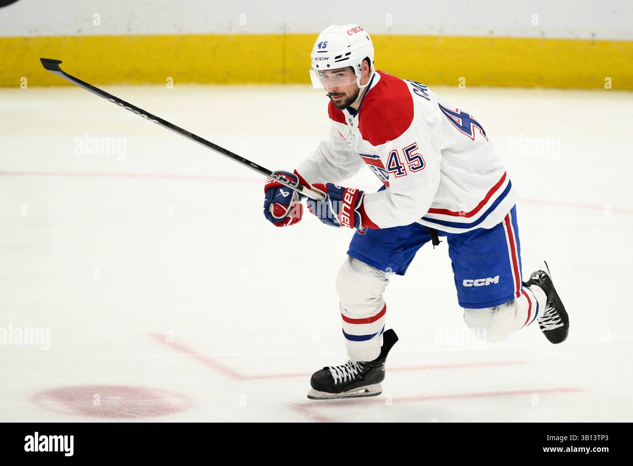 Montreal Canadiens defenseman Alexandre Carrier (45) in action in the ...