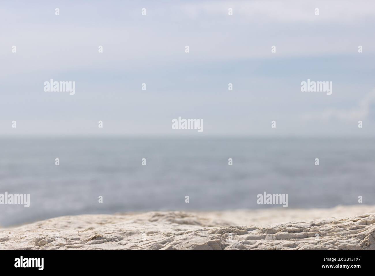 Natural Stone Mockup Scene by the Sea Stock Photo - Alamy