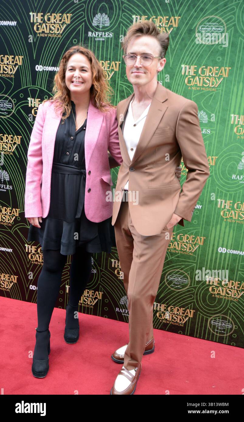 24th April 2025. Opening Night of The Great Gatsby Musical Red Carpet ...