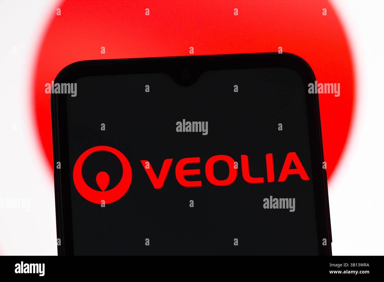 Canada. 24th Apr, 2025. In this photo illustration, the Veolia ...